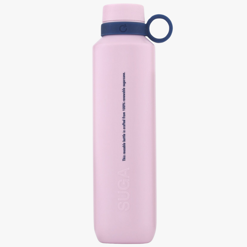 SUGA Water Bottle 650ml - Pink & Navy – Urban Ethos