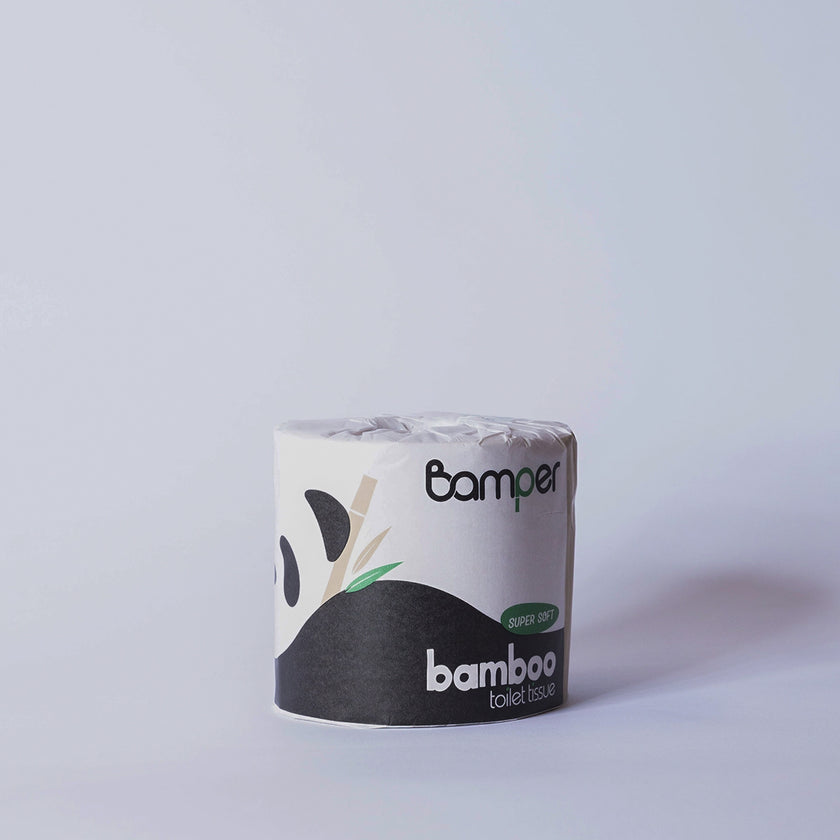 Bamper 100% Unbleached Bamboo - Single Toilet Roll – Urban Ethos